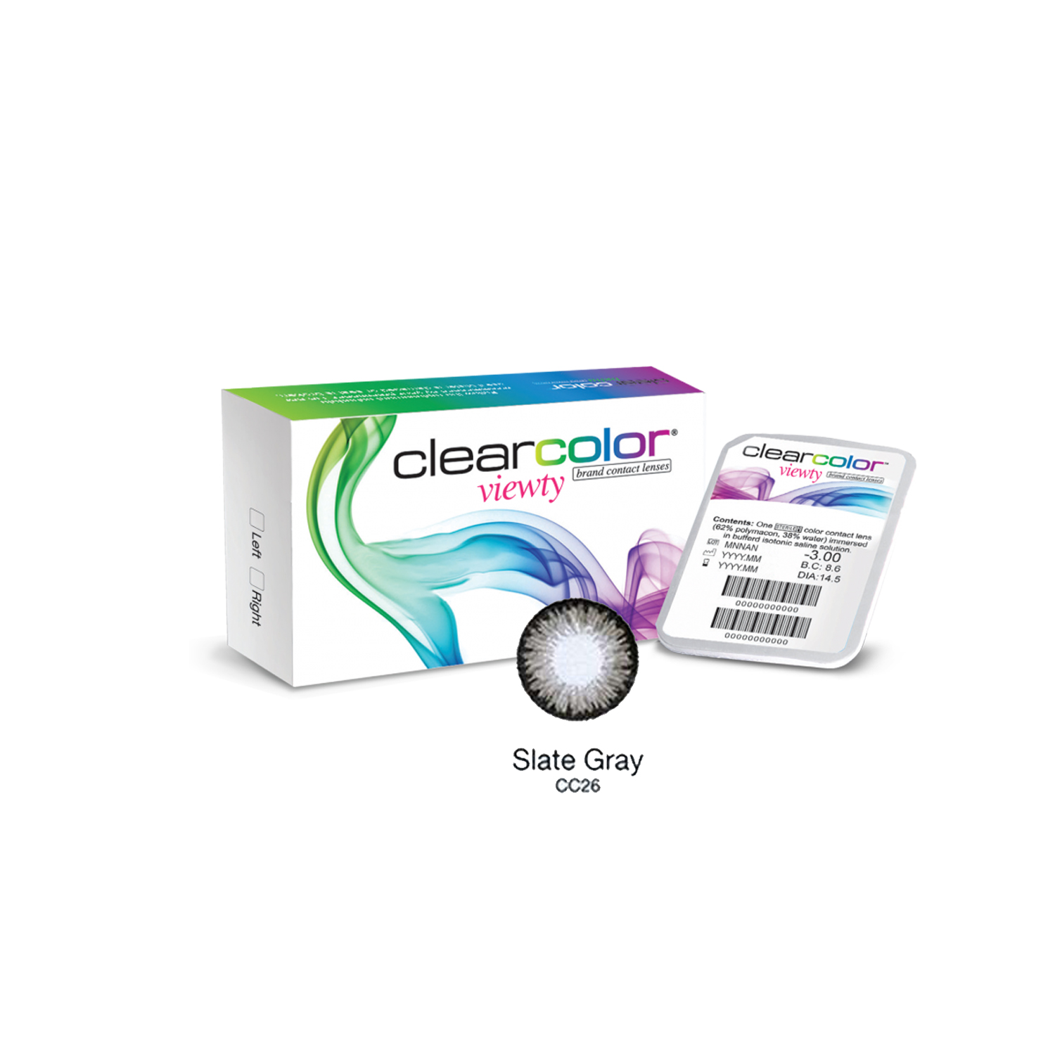 Clearcolor Hazel (2 pcs per pack) Monthly – AL JABER OPTICIANS QATAR